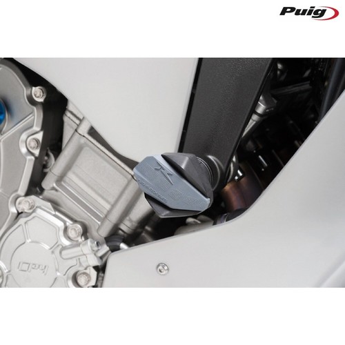 Puig 7724N Frame Sliders R12 Black for Yamaha 1000 MT10 SP 2017-2021 ...