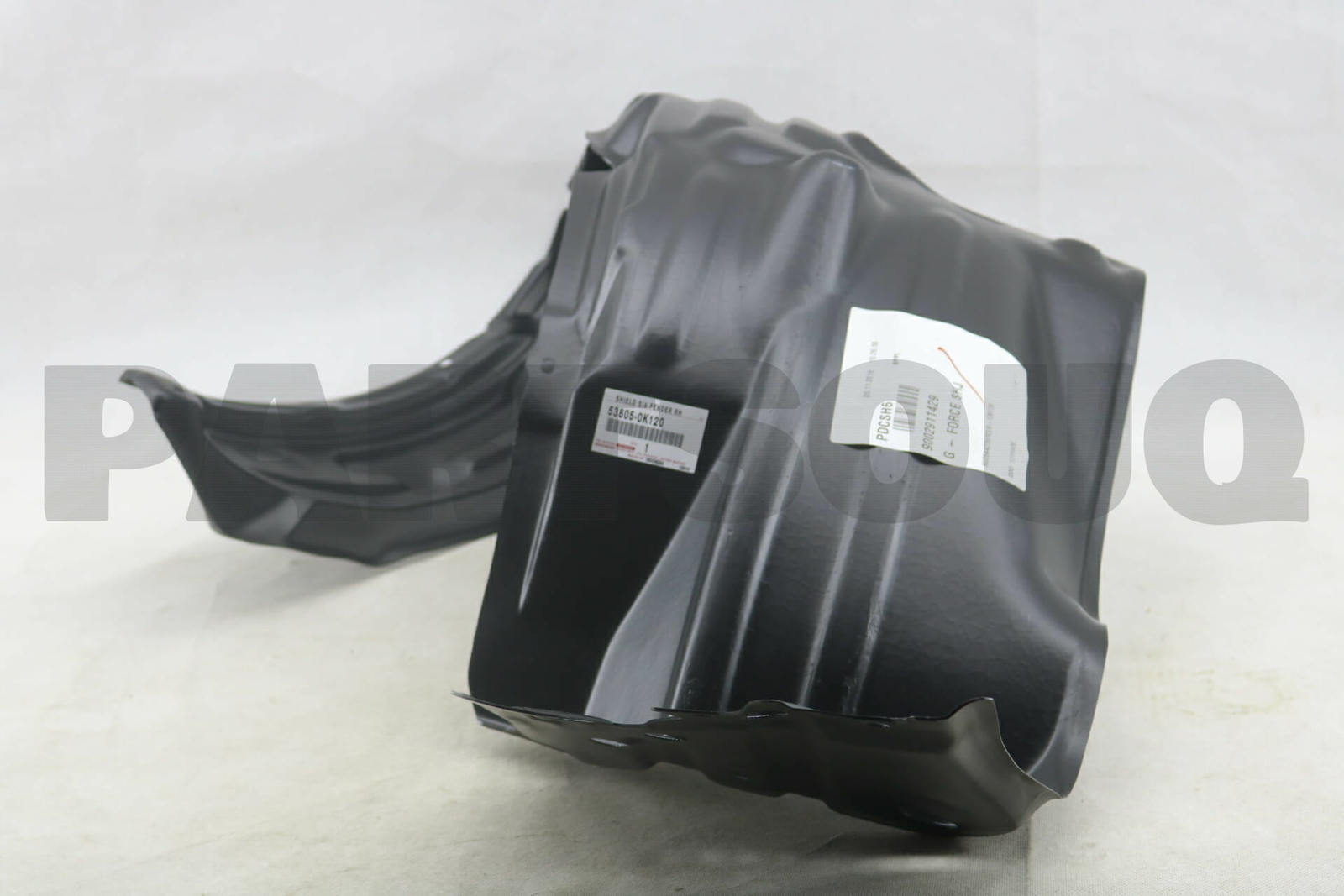 538050K120 Genuine Toyota SHIELD SUB-ASSY, FRONT FENDER SPLASH, RH ...