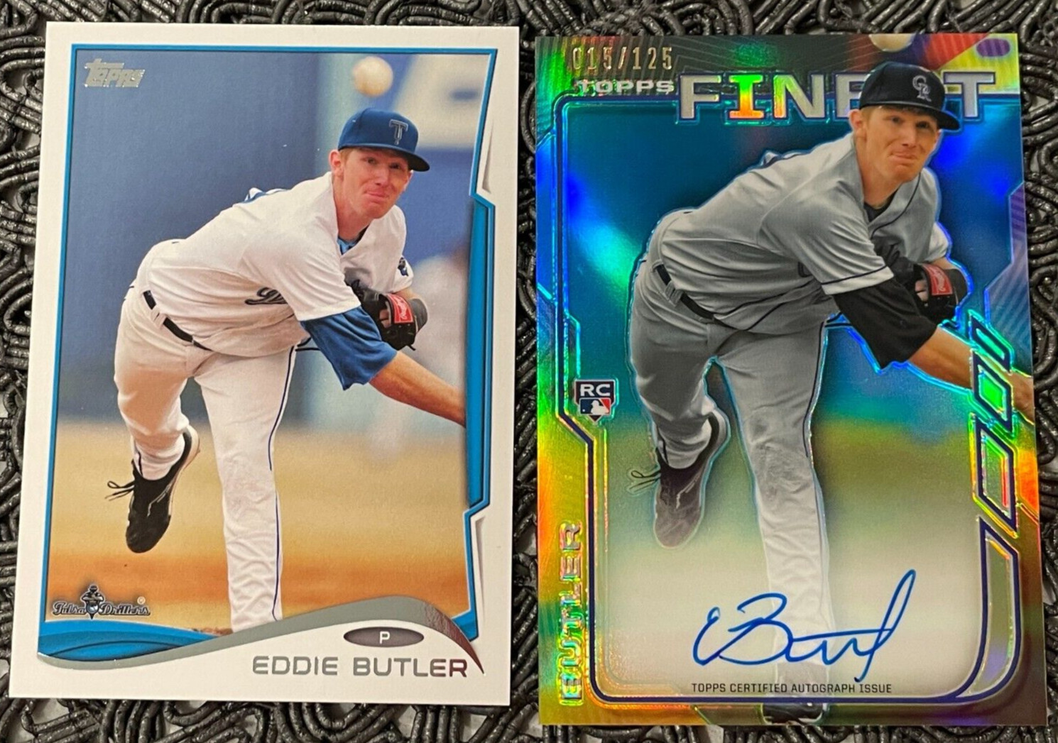 Eddie Butler 2014 Topps Finest #RA-EB Rookie Autographs - Printing ...