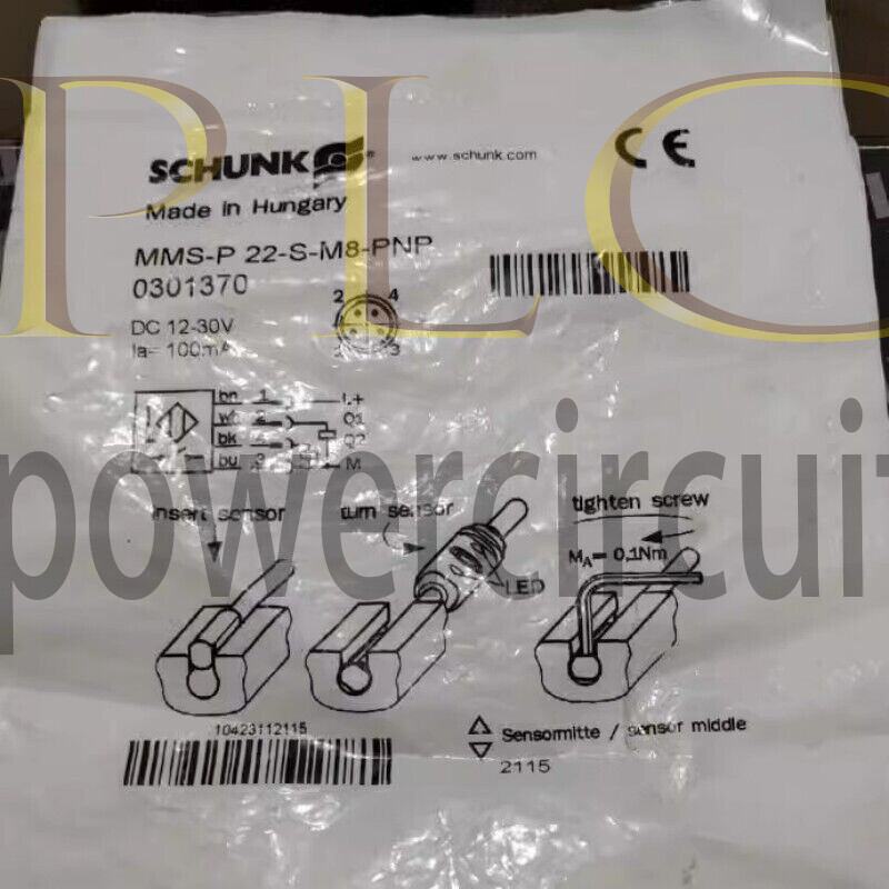 1PCS SCHUNK MMS-P22-S-M8-PNP 0301370 Proximity Sensor. | eBay