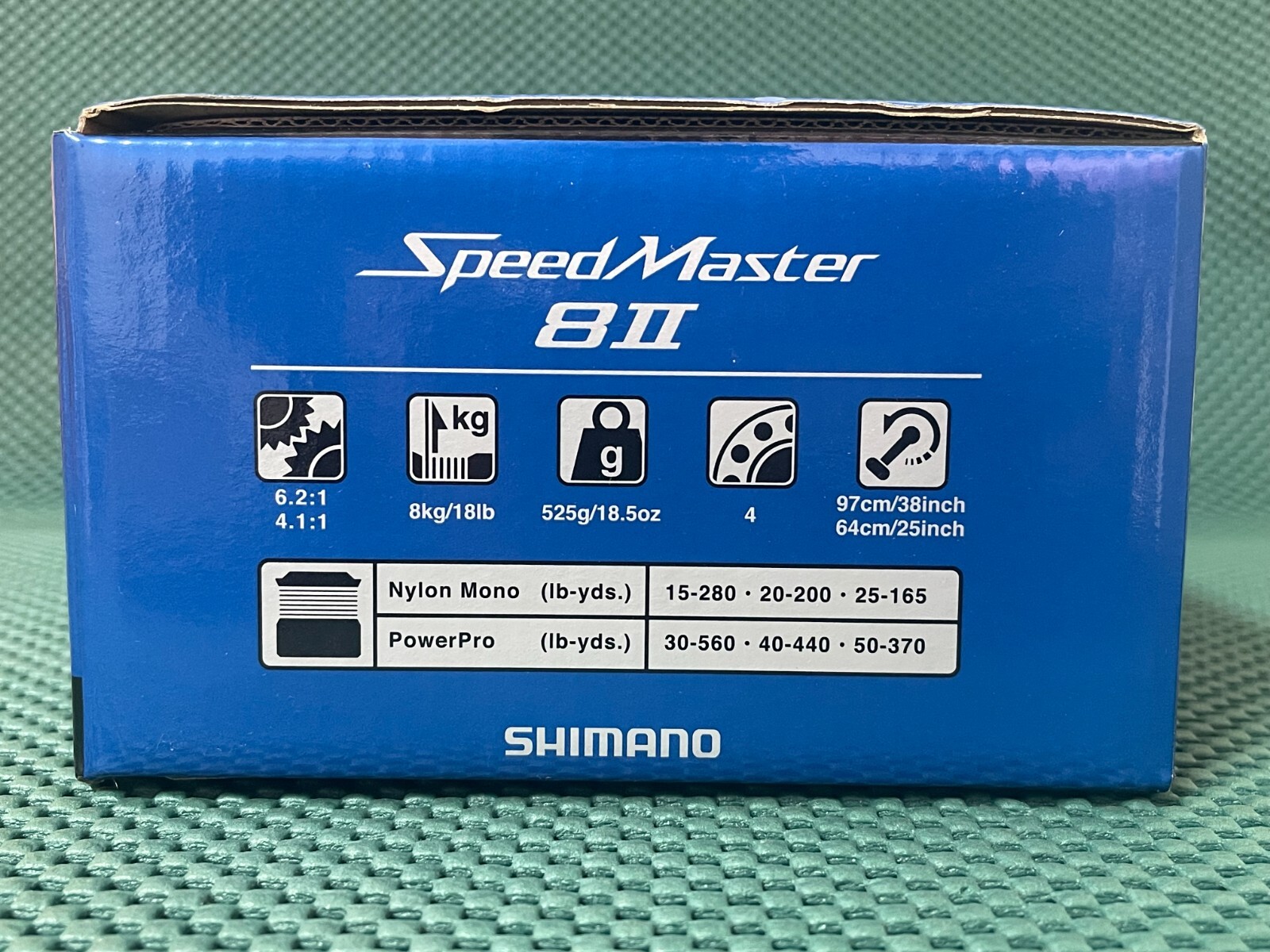 NEW SHIMANO SPEEDMASTER 8 II 2-SPEED LEVER DRAG REEL *1-3 Days Fast ...