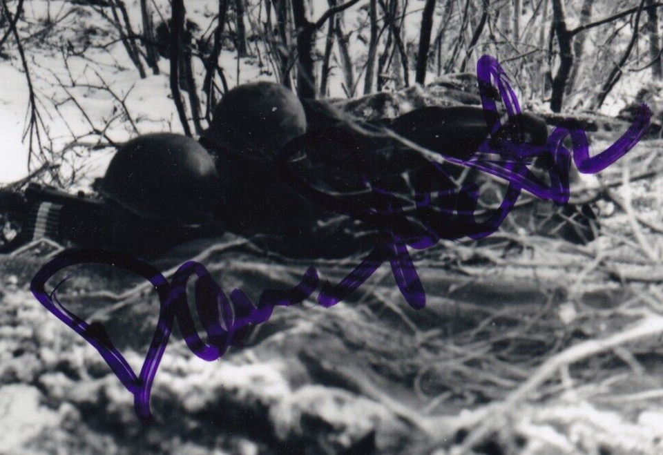 Daniel Spector Signed Autographed 4x6 Photo WWII Battle of the Bulge ...