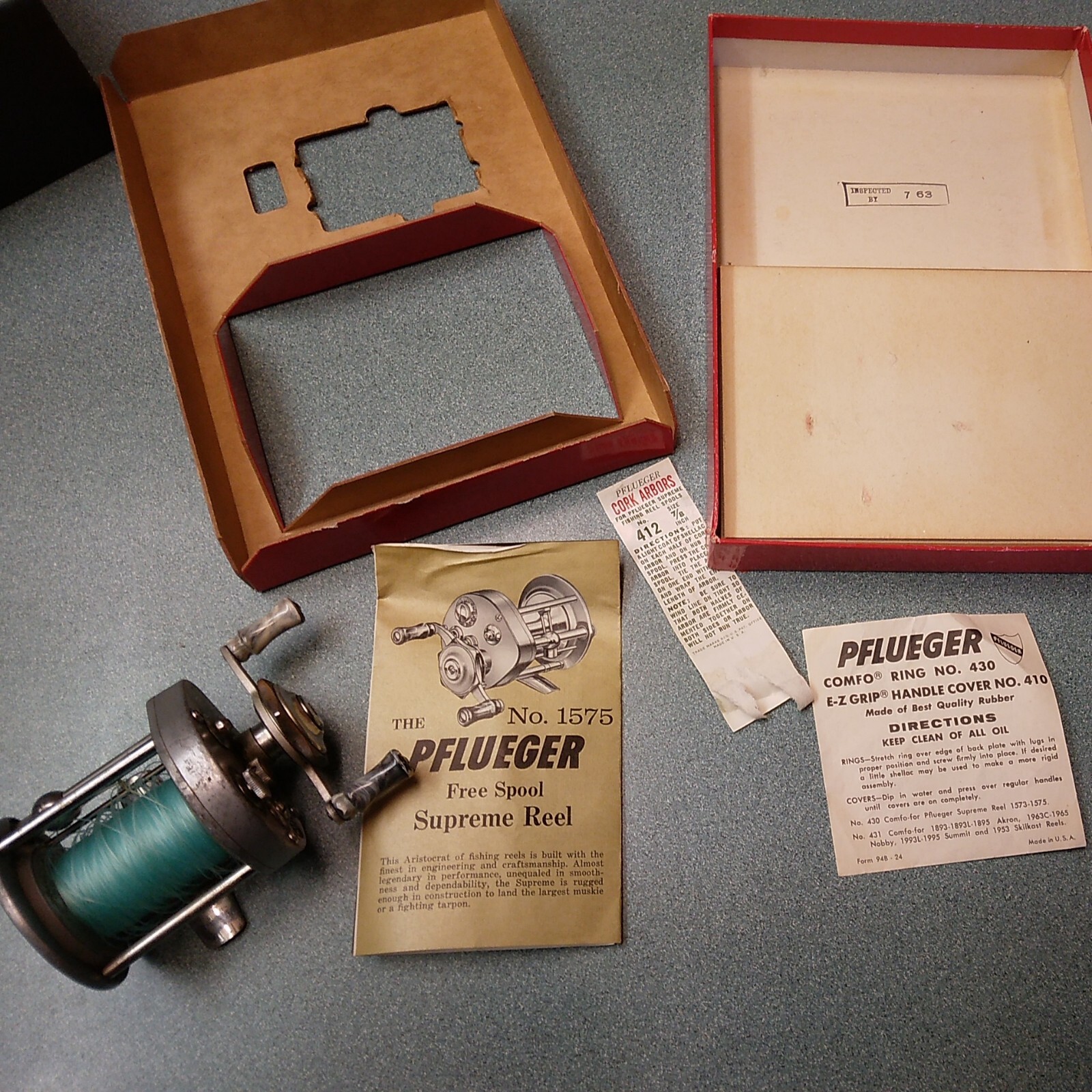 Vintage Pflueger Free Spool Supreme 1575 | eBay