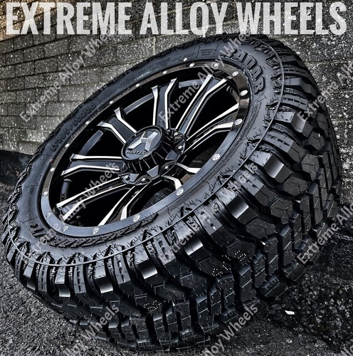 20" Black Strike Alloy Wheels Ford Ranger + Wildtrak Pick Up + Radar R ...