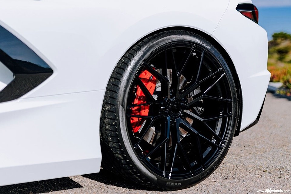 AG M520r WHEELS HYPERSONIC GREY FIT CHEVY CORVETTE C8 Z51 STINGRAY 20X9 ...