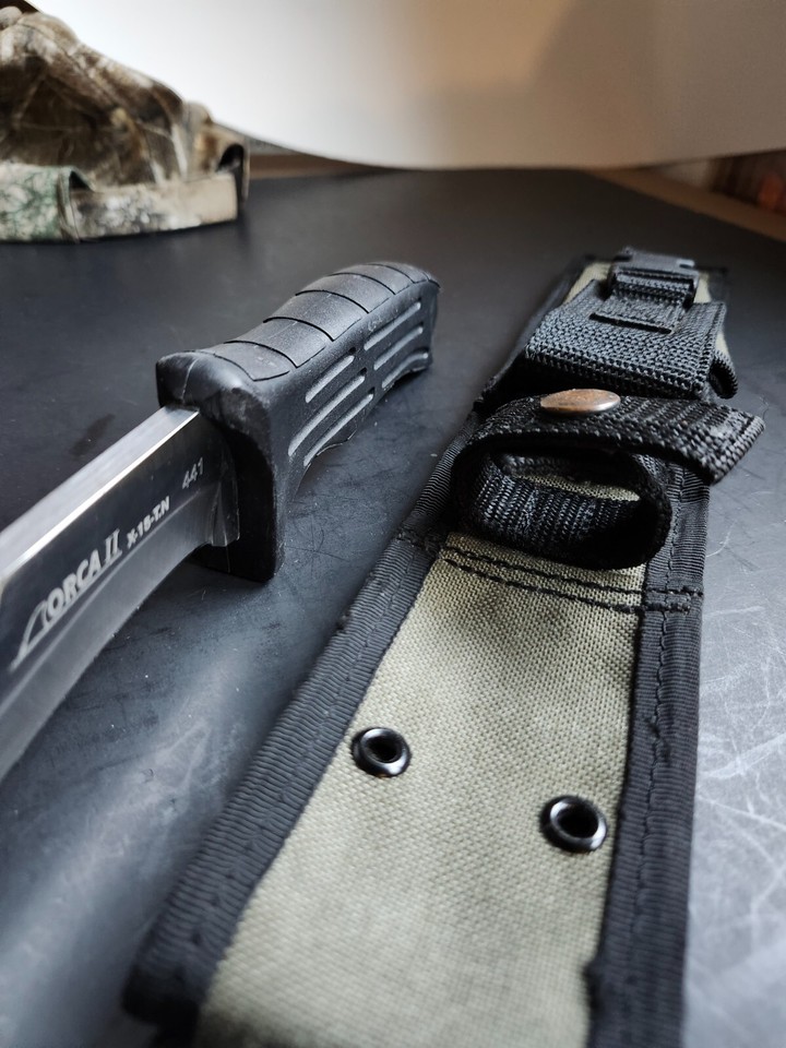 Boker Orca II Solingen Germany Survival Diver Hunting Tactical Orca Knife Sheath | eBay