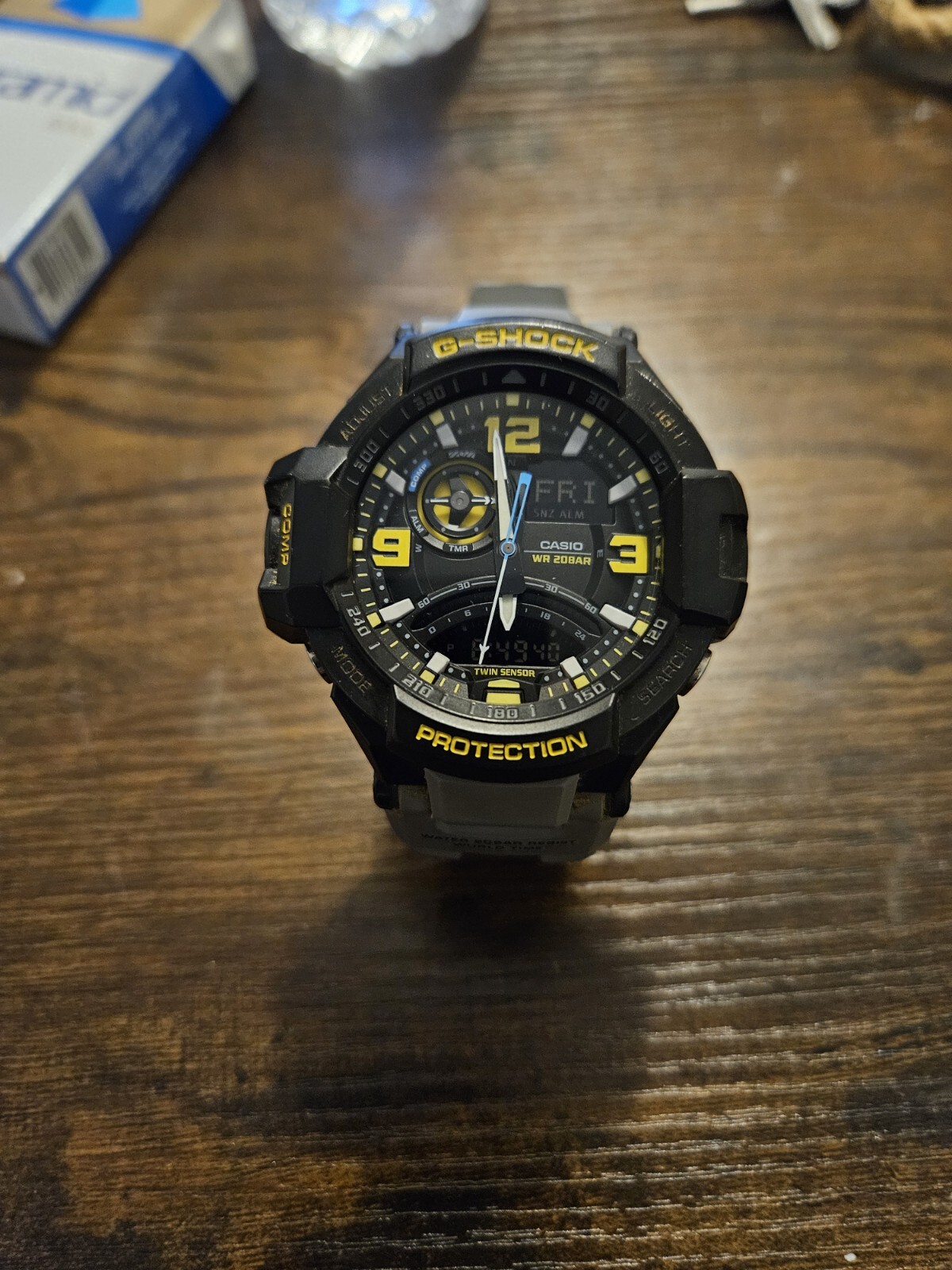 Casio G-shock 5302 GA-1000 WR 200m Black, Yellow & Gray Mens Watch ...