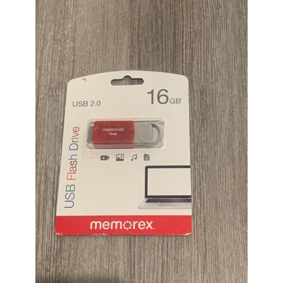 Memorex 16GB Flash Drive USB 2.0 - Red | eBay