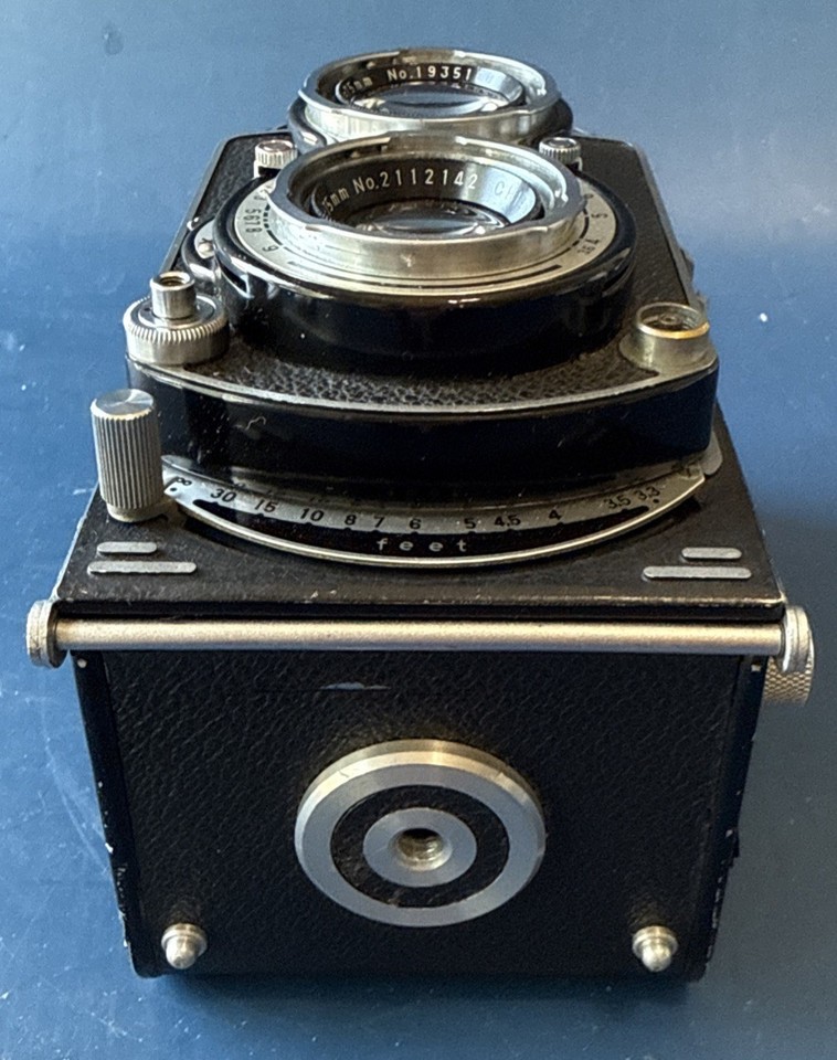 MINOLTA AUTOCORD 6x6 Medium Format Camera Rokkor 75mm F3.5 Lens - Nice ...