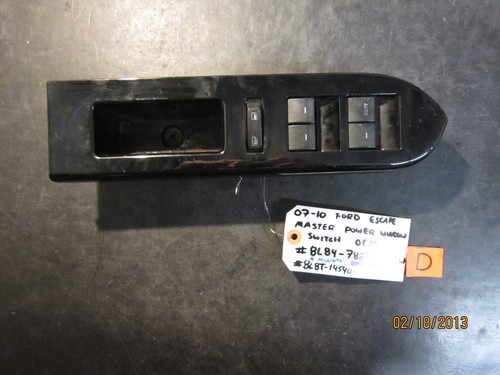 07 08 09 10 FORD ESCAPE MASTER POWER WINDOW SWITCH OEM #8L84-78237B11 ...