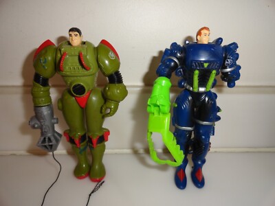 2 Vintage Lot Of 1986 Hasbro Inhumanoids Dr Derek Bright & Herc ...