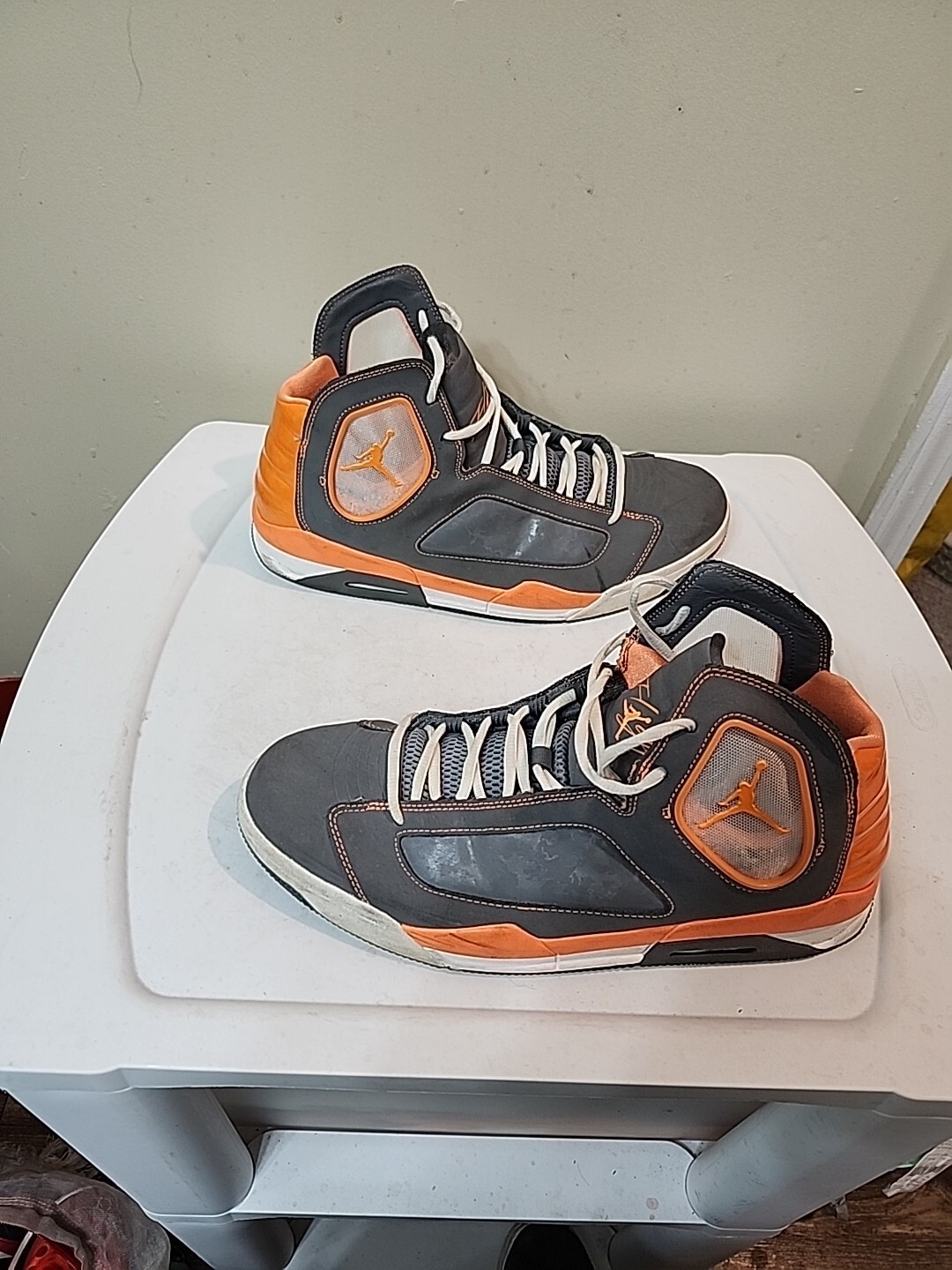 Jordan Flight Luminary Cool Grey/Bright Citrus-White 551820-027 Mens ...