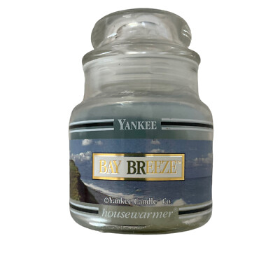 Vintage Yankee Candle Bay Breeze Mini Jar Candle 3.7 oz Retired Scent ...