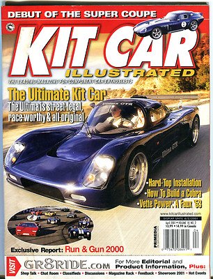 Kit Car Illustrated Magazine April 2001 The Ultima Ultimate Kit Car EX ...