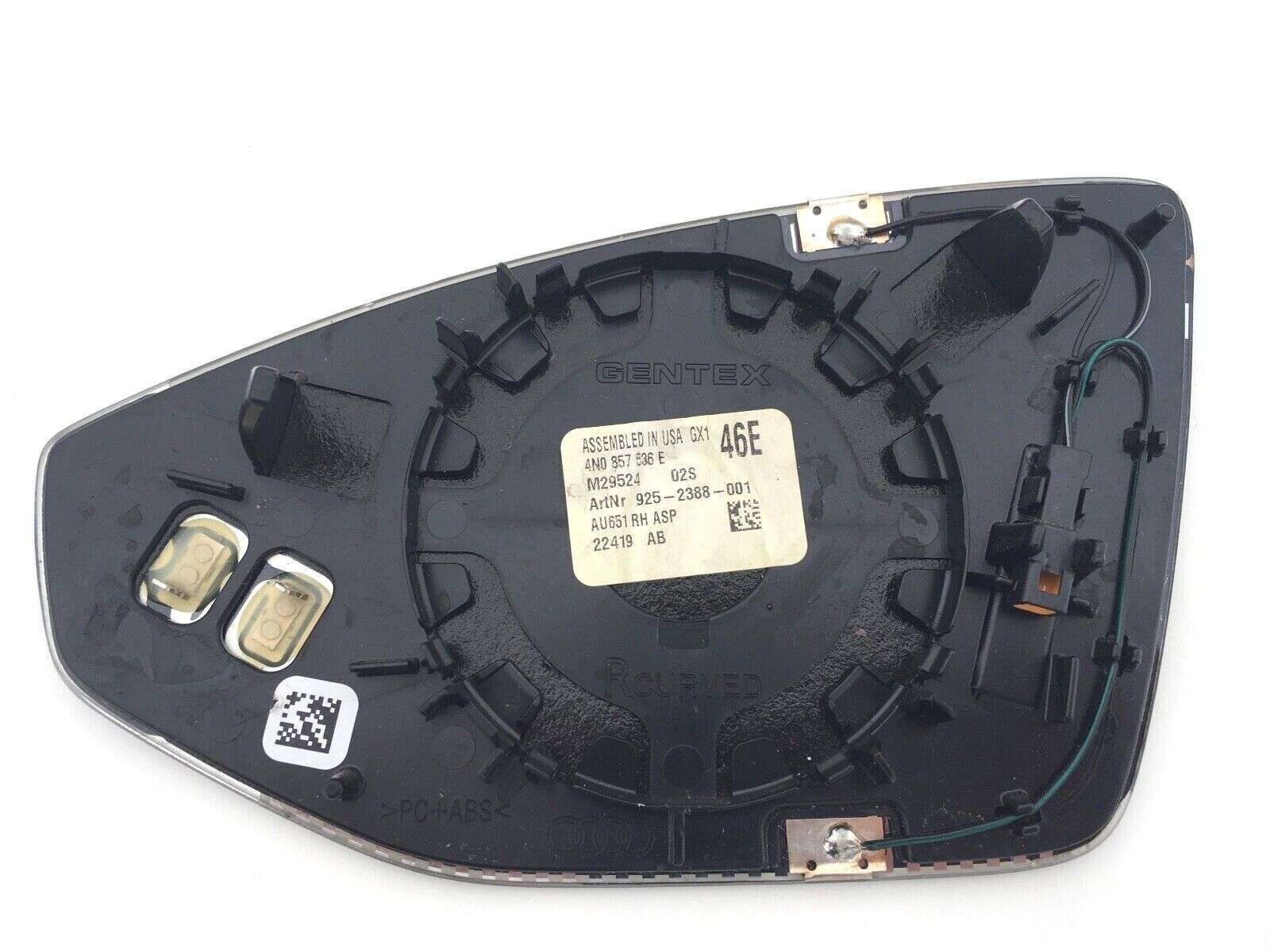 Original Audi A7 4K Spiegel Spiegelglas Re Elektrochrom Abblendbar 4N0 ...