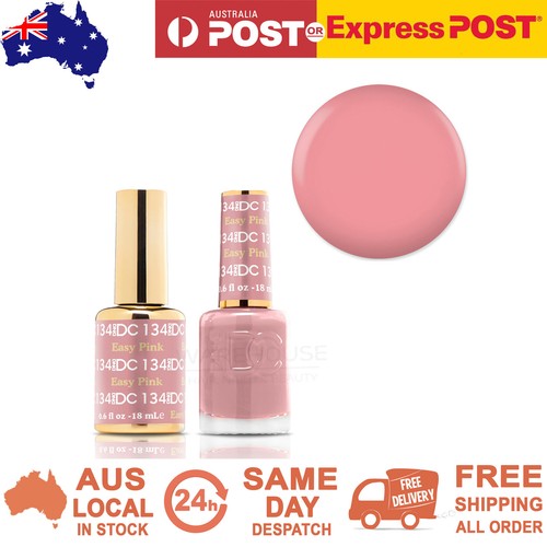 DND 134 Easy Pink - DC Collection Nail Gel & Lacquer Polish Duo 18ml | eBay