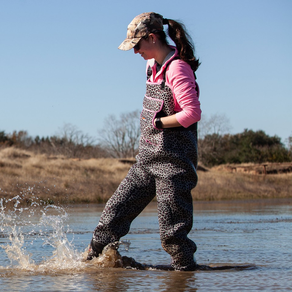 HISEA Women Neoprene Chest Waders 400G Insulated Bootfoot Fishing ...
