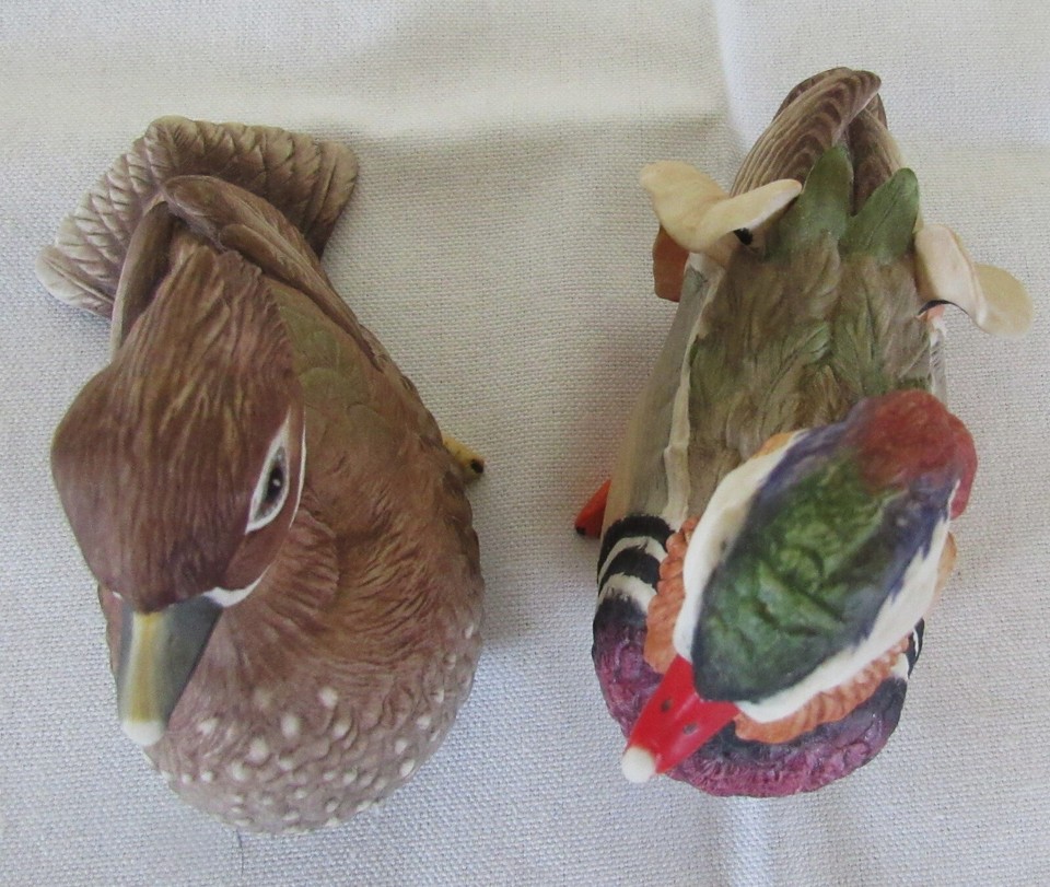 BOEHM PAIR MANDARIN DUCKS 40106 PERFECT USA | eBay
