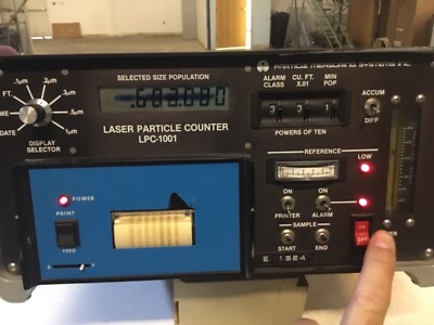 PARTICLE MEASURING SYSTEMS LPC-1001 LASER PARTICLE COUNTER AS IS | eBay