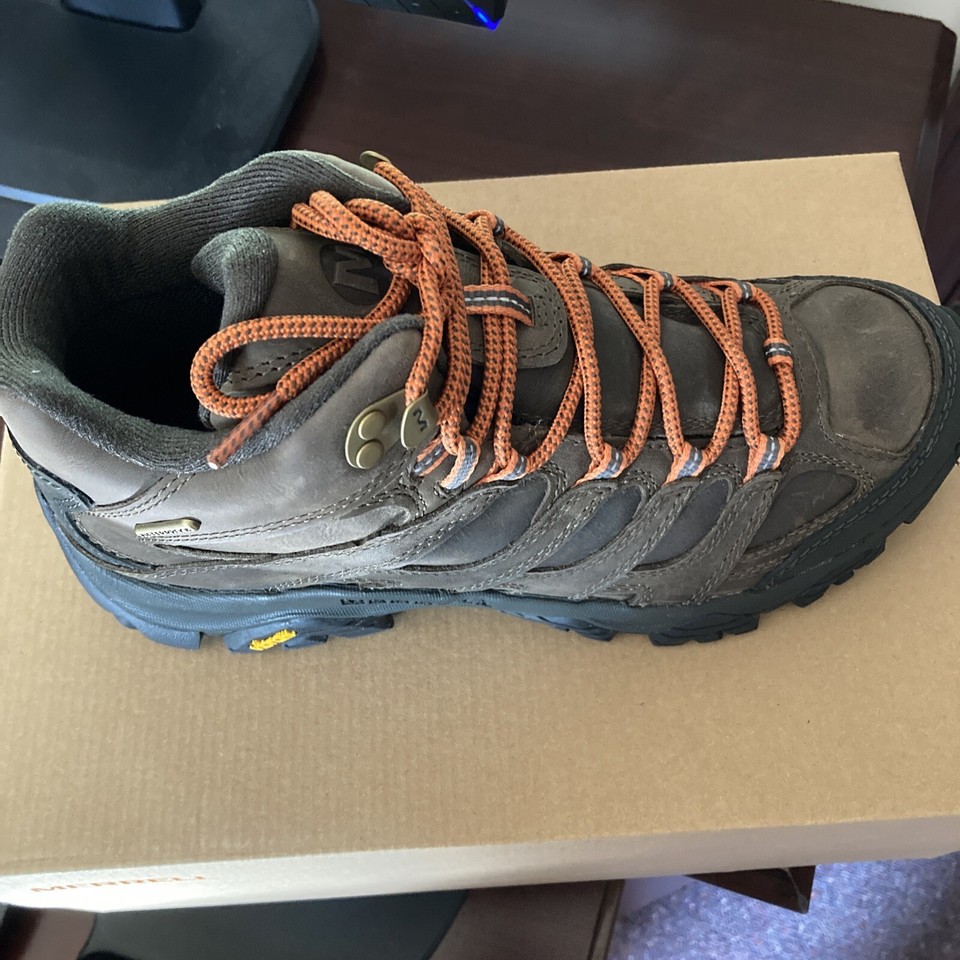 Merrell Men's Men's Moab 3 Prime Mid Waterproof Canteen Leather J035763 ...