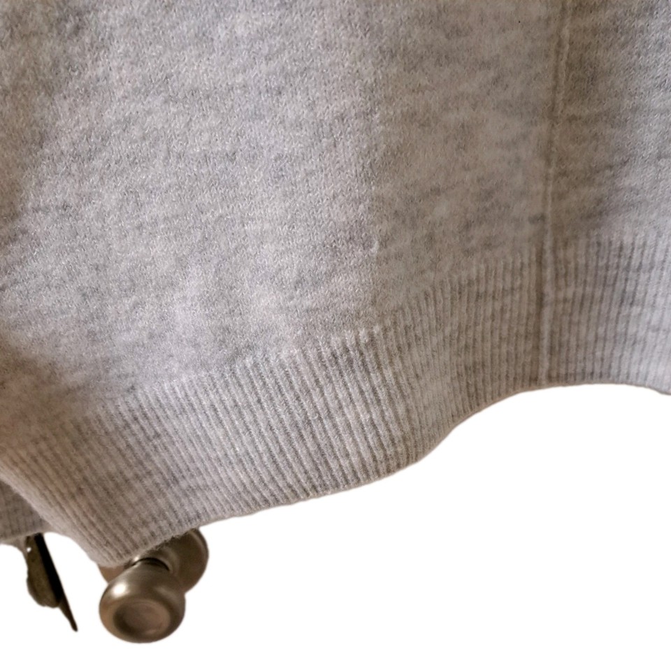 Vince Camuto Center Seam Oversized Crewneck Sweater Light Gray Size S ...