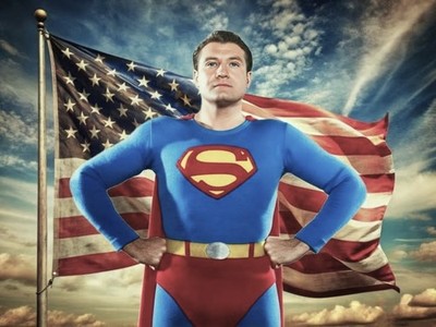 RARE COLOR STILL SUPERMAN GEORGE REEVES AMERICAN | eBay