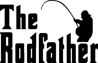 Fisherman The Rod Father fishing decal vinyl window sticker | eBay