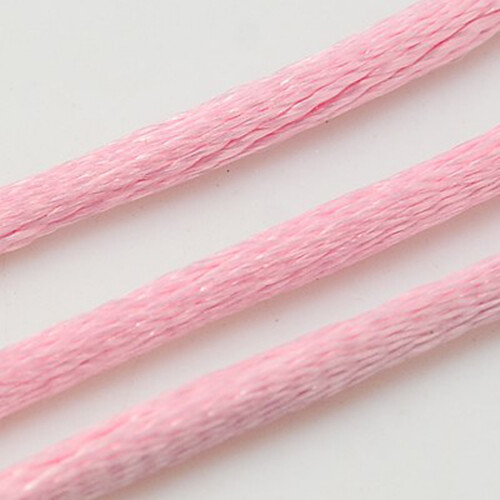 50yards/roll Nylon Rattail Satin Cord Beading String Chinese Knotting ...