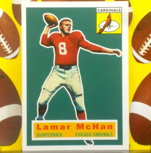 1956 TOPPS Football Archives Card #118 *** LAMAR McHAN *** Chicago ...
