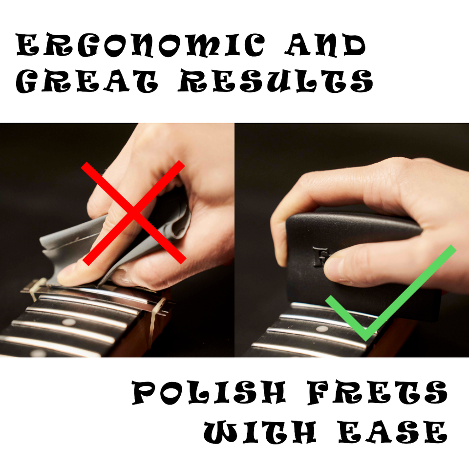 Frtlzr Fret Polishing System Guitar & Bass - Fret Polishing Kit Made in ...