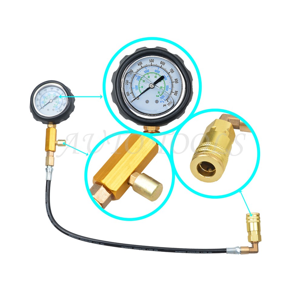 Diesel Engine Compression Tester Gauge Kit For Auto Isuzu Chevy GM ...