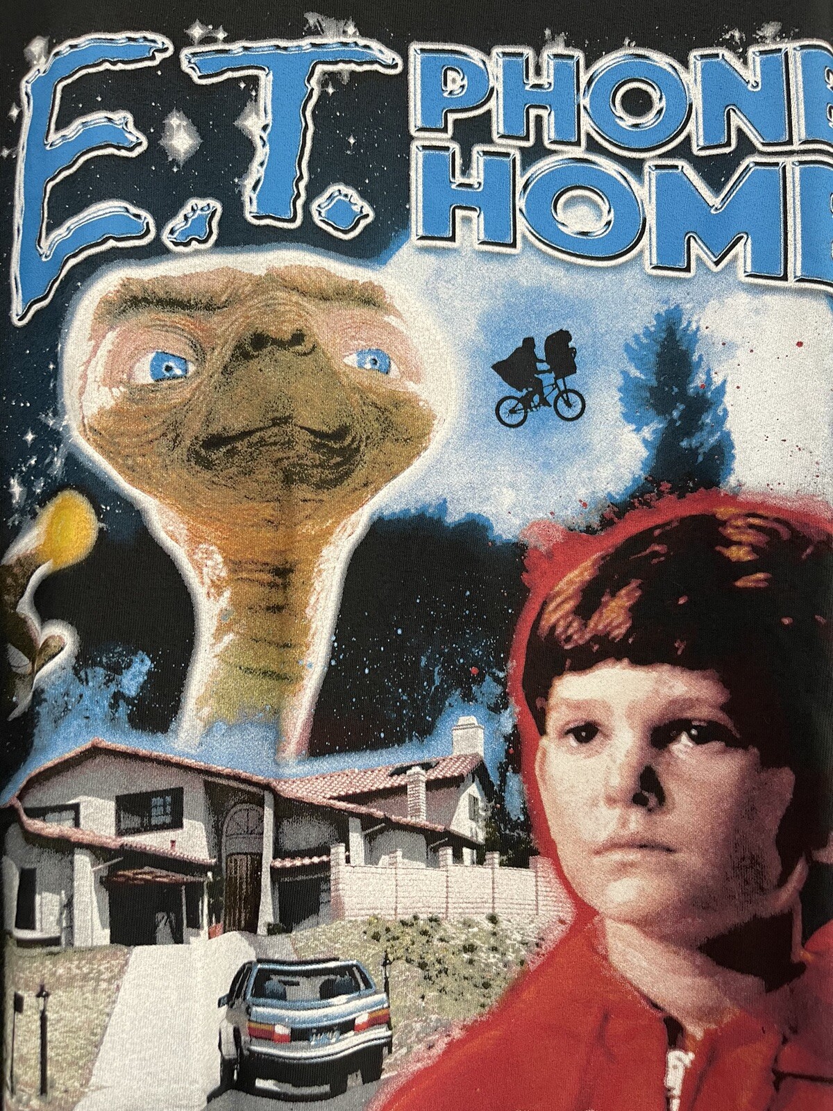 ET Movie Shirt Rap Tee (Size XL) Universal Studios - Gem