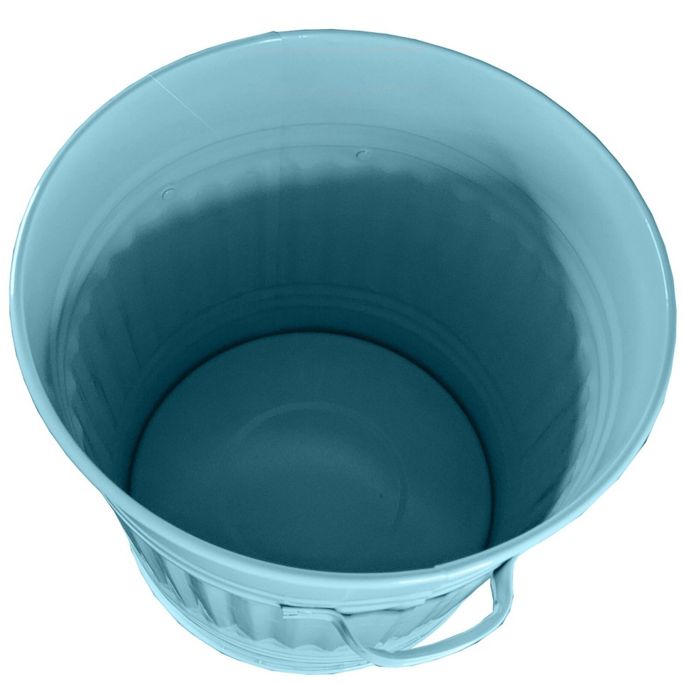 30l litre metal bin rubbish waste dustbin animal feed storage duck egg ...