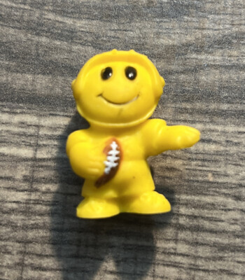 Silly Sports Dude Football Player Figure Yellow with Football Ball .5 ...