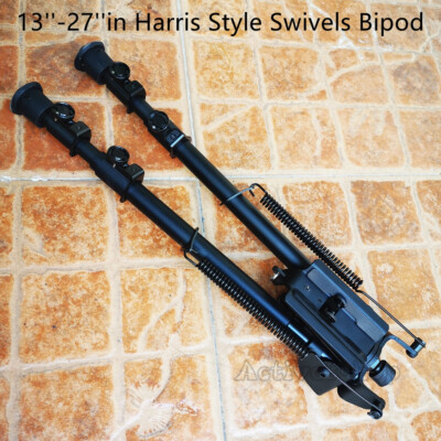 13''-27''inch Pivot Swivel Rifle Bipod with Posi-Lock Adjustable Spring ...
