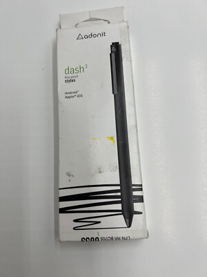 Adonit Dash 3 Fine Point Stylus Black Fits Android and Apple IOS | eBay