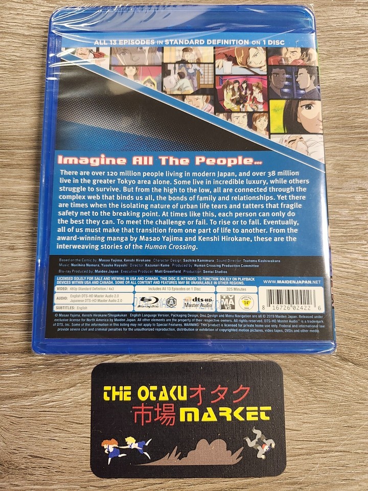 Human Crossing complete TV series / NEW anime on Blu-ray from Sentai ...