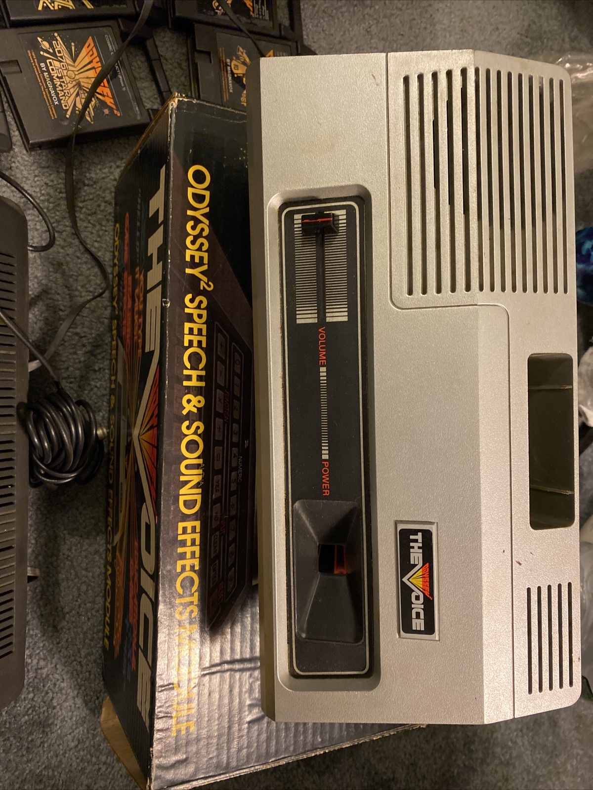 Magnavox Odyssey 3 Consoles.2 Boxes.The Voice W/box.10 Games /untested ...