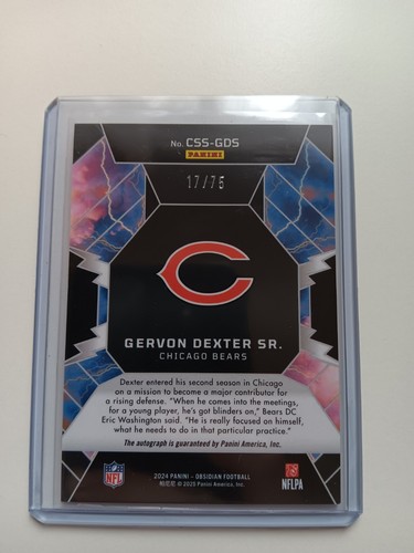 Gervon Dexter Sr Auto 2024 Obsidian 17/75 | eBay