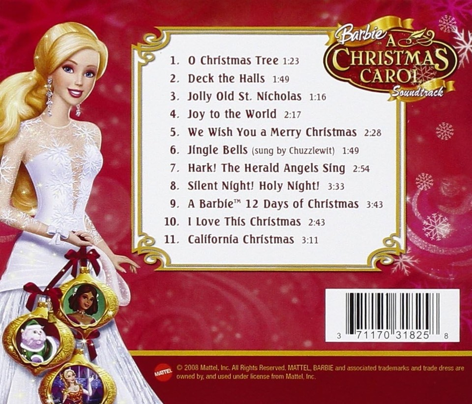 Barbie And Her Friends Barbie in A Christmas Carol Soundtrack (CD) (US ...