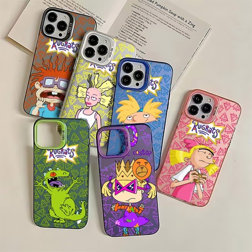 Hot Cartoon R-Rugrats Dinosaur Phone Case For IPhone 16 15 14 13 12 11 ...
