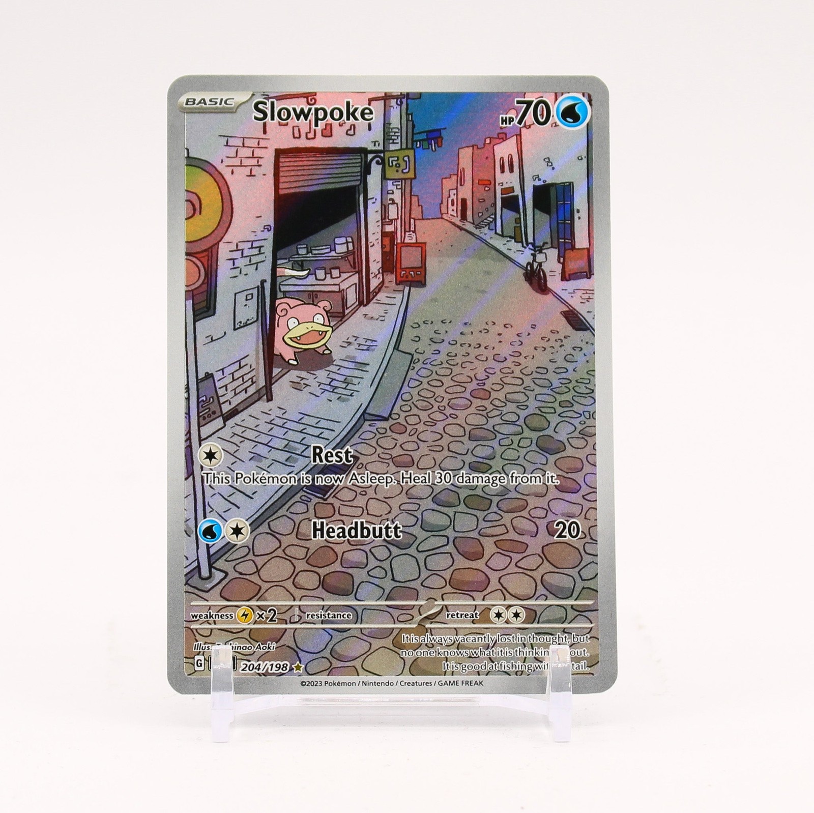Slowpoke 2023 Scarlet & Violet #204/198 Illustration Rare Price Guide ...