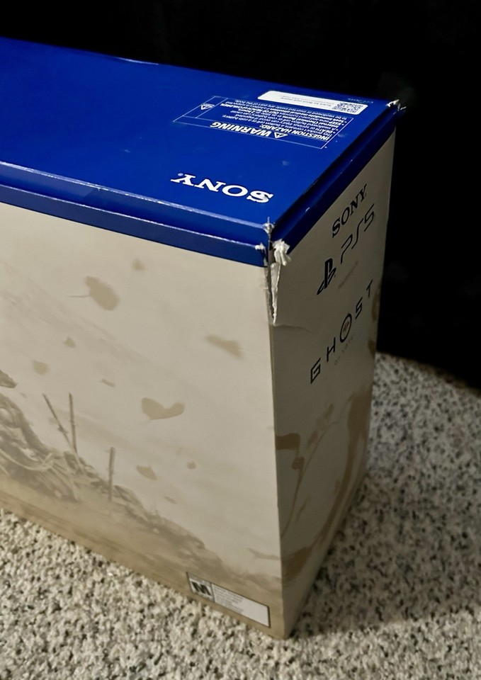 PLAYSTATION 5 CONSOLE BOX ONLY – GHOST OF YŌTEI GOLD LIMITED EDITION ...