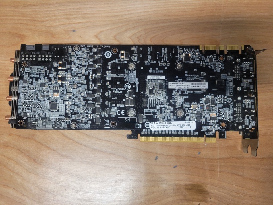 Gigabyte NVIDIA GeForce GTX 980 4GB GDDR5 Windforce Graphics Card | eBay