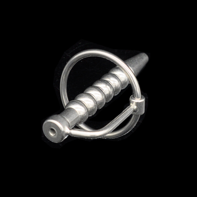 Stainless Steel BDSM Stretcher Sounding Penis Rods With Glans Ring ...