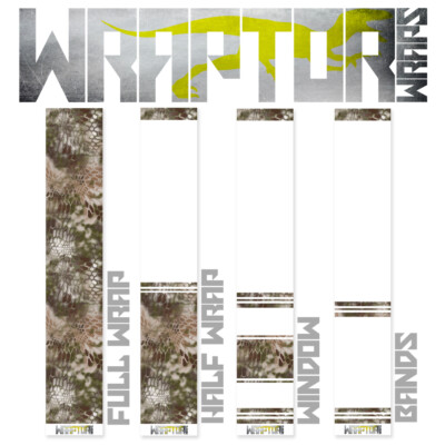 Archery Arrow Wraps - Wraptor Wraps Highlander Kryptek Camo Print ...