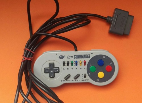 Official Super Nintendo SNES GAME COMMANDER TURBO PAD CONTROLLER | eBay