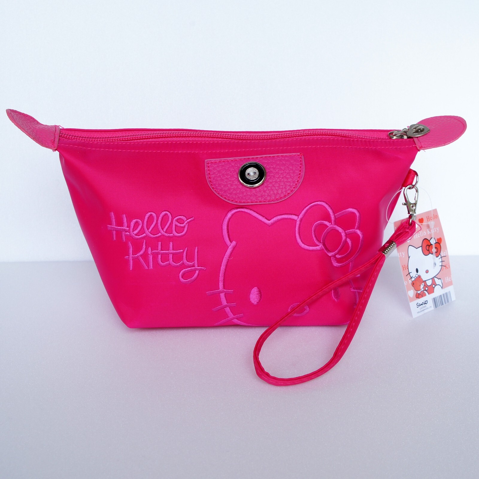 Hello Kitty Polyester Mini Handbag Purse Cosmetic Makeup Organizer Bag ...