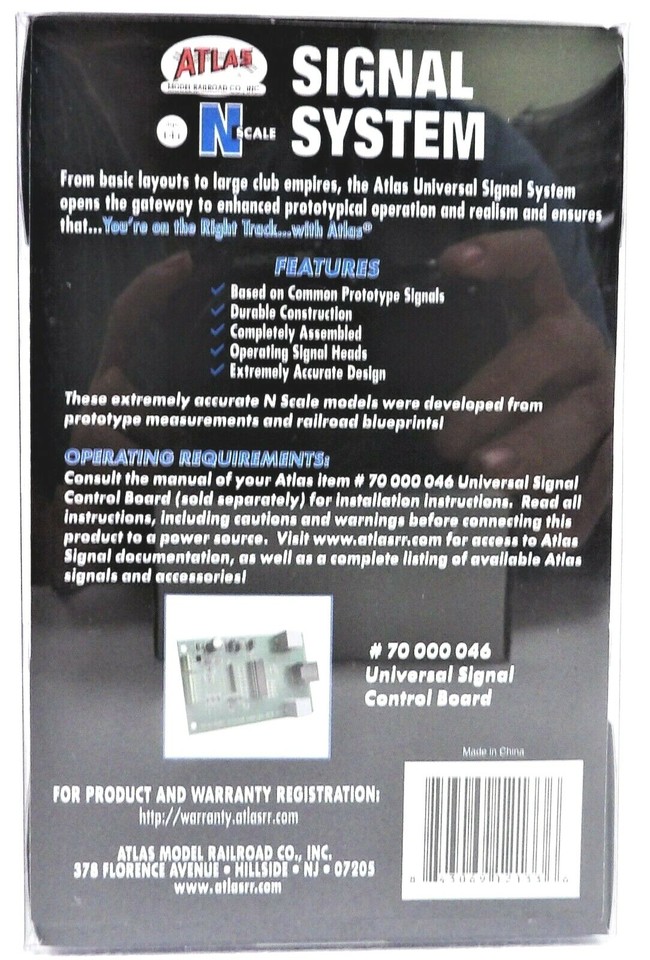 N Scale Atlas 70000103 Double-Head Type G Signal Common Cathode | eBay