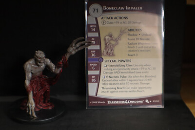 Dungeon & Dragons Miniatures - BONECLAW IMPALER - with card | eBay